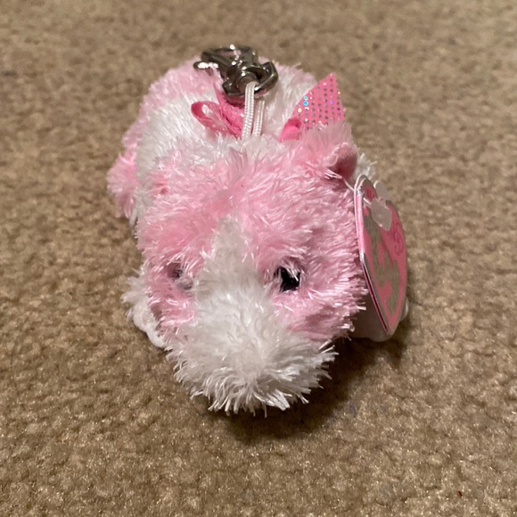 Ty | Toys | Ty Pinkys Beanie Babies Baby Rosa Guinea Pig Mini Keychain ...